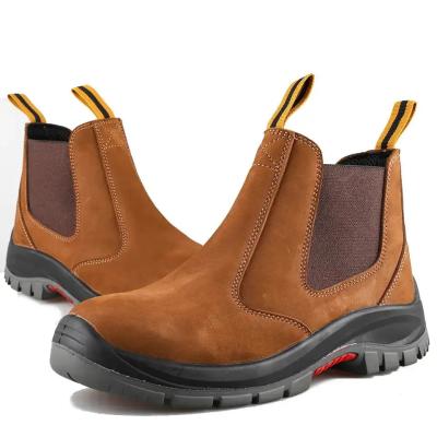 Cina Scarpe da cuoio / gomma senza pizzo impermeabili da lavoro Chelsea in vendita