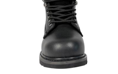 Cina Stivali di pelle di mucca nera resistenti all'olio Goodyear Stivali da lavoro unisex in vendita