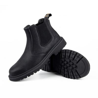 Cina Acque resistenti Legno Chelsea Moda Scarpe di gomma di cuoio Uomini Acciaio in vendita