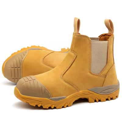 China 小麦牛皮革牛皮のセキュリティブーツ 男性 OEM for sale
