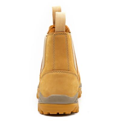 China Wheat Cowhide Leather Cowhide Security Boots Mens OEM for sale