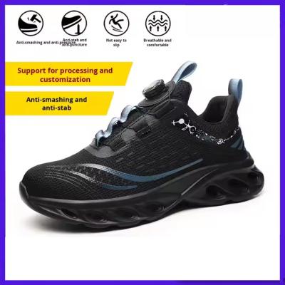 Cina Scarpe antinfortunistiche BOA con rotazione, resistenti alle perforazioni, in materiale a maglia volante e puntale in acciaio per il lavoro in vendita