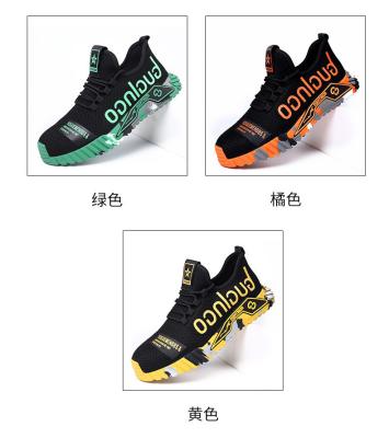China Calzature di sicurezza a maglia di mosca traspirante con suola centrale in kevlar for sale