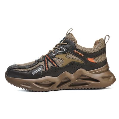 Cina Scarpe da lavoro in pelle microfibra OEM con puntale in acciaio e protezione anti-perforazione e schiacciamento in vendita