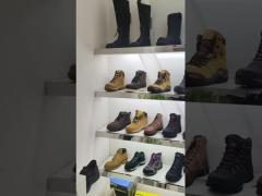 Safety shoes samples room