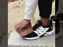Industrial Safety Shoes Flying Knit Unisex Work Shoes Air Cushion Sole Safety Shoes