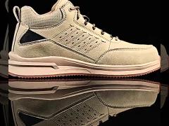 Microfiber Mensen Beveiligingsambtenaar Werklaar Plastic Toe Kevlar Mid-zool Anti Smashing Rubber Werklaar