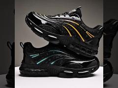 Black Superfine Steel Wire Fabric Work Shoes TPU Safety Shoes Kevlar Anti-stab EVA Sole Work Shoes Comfortable Safety Shoes
