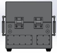 China Pneumatic Clamshell RF Shielding Box 80dB Isolation 900MHz to 60GHz for 5G WiFi Testing for sale