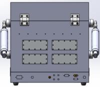 China Double Layer Automatic RF Pneumatic Shield Box for LTE Testing 500MHz to 6000MHz for sale