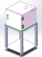 China Acoustic RF Chamber 580x580x670mm RF Isolation 80dB 900MHz-8GHz for sale