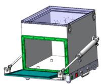 China 0.8-6GHz RF Shield Box EMI Shielded Enclosure 70dB Isolation for Wireless Testing for sale