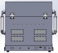 China Rustproof RF Shielded Enclosure 5G Cellular EMC Test Box 0.5-6GHz 80dB Isolation for sale