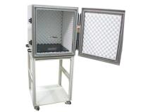 China Vertical Electromagnetic Shielding Box 80dB Sound Absorbing Chamber 550x550x600mm Antirust for sale