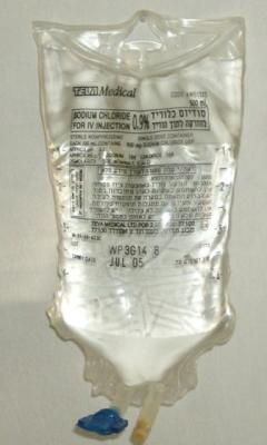 China The Government Tenders Infusion Bags, the same as Baxter Bag with Rolling Film for sale