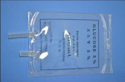 China High-frequency heat sealing Disposable PVC Infusion Bag , Gravure Printing for sale