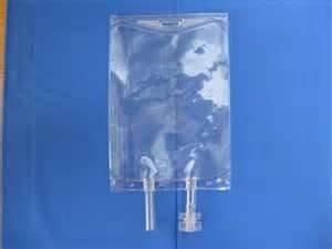 China Large volume 5000ml 7mm ID disposable PVC infusion IV bag with Single port for sale