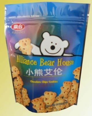 China Green Material Food Grade Plastic Bags for Cookie Packaging for sale