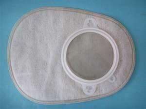 China Paediatric Closed One System 80mm non woven fabric outer circle  Disposable Colostomy Bag for sale