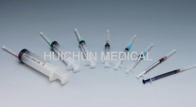 China 1ml/ 2ml/ 3ml/ 5ml/10ml/20ml/30ml/50ml , Medical Sterile, 3 Parts Syringe Luer Slip for sale