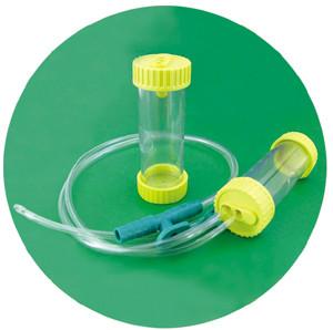 China Surgical Disposable Sterile Mucus Extractor with Scale and Screw Cap For Single Use for sale