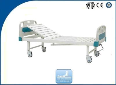 China One Manual Crank Disabled Ward Bed Adjustable ICU Hospital Bed Wheels for Patients for sale
