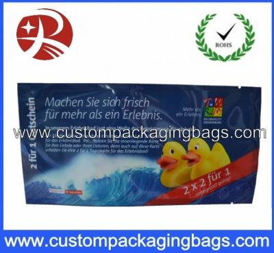 China Custom Packaging Bags For Wet Wipes , Customized Heat Seal Plastic Bags for sale