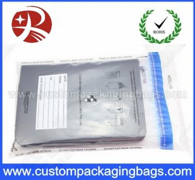 China PE Gravure Printing Custom Handling Security Deposit Packaging Bags for sale