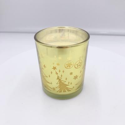 China Wholesale Custom Aroma glass jar Decorative Luxury Scented Candle for sale