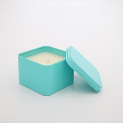 China Wholesale Customized OEM And ODM Luxury Tin Candle Can White Candle for sale