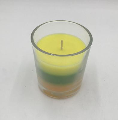 China Unique luxury cheap scented glass candle jars factory wholesale candle flame for sale