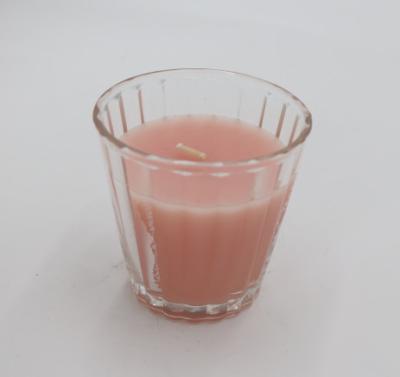 China Luxury Color Spray Scented Glass Decorative Candle with unscented candles for sale