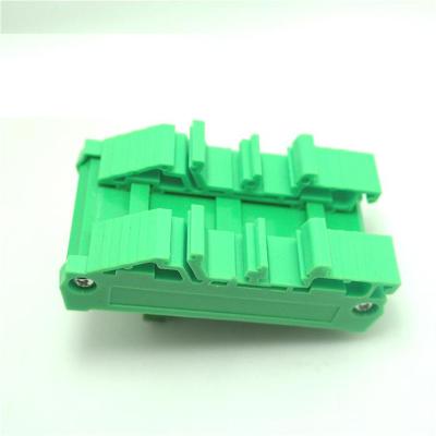 China DB9 D Sub 9 Pin Male Female Dual Connectors Terminal Block Wiring Breakout Board for sale