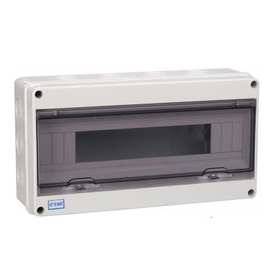 China Caja de interruptor plástica de la distribución eléctrica al aire libre del recinto de la prenda impermeable de la manera IP65 del HT 18 en venta