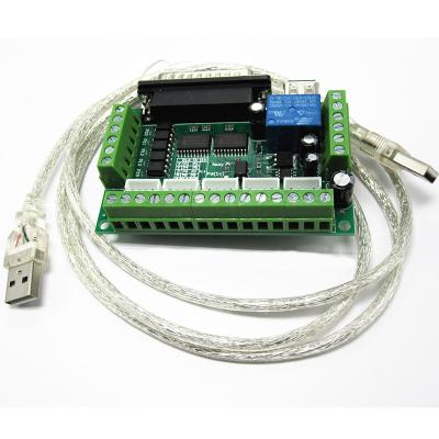 China 5 Axis Mach3 CNC Stepper Motor Driver Adapter Interface Breakout Board with USB Cable for sale