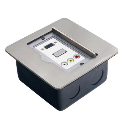 China Tipo abierto prenda impermeable de tierra de acero inoxidable de la caja de mercado de la combinación de Modulars de las multimedias de los zócalos del piso en venta