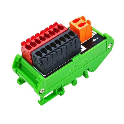 China Quick Connect Power Supply Wiring Distribution Hub Splitter Terminal Blocks Breakout Board for sale