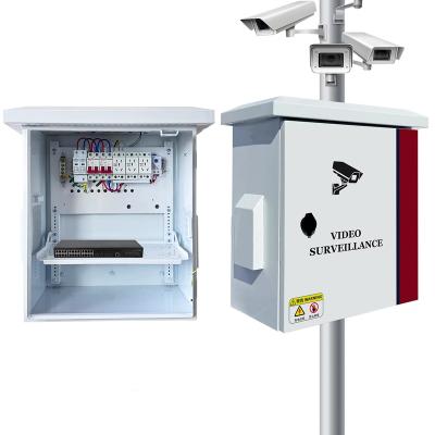 China Galvanized Steel Case Video Surveillance Enclosure with Coating Layer for sale