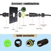 China Starlink Gen3 Mini Ethernet Adapter 25CM Waterproof RJ45 Coupler Extension Cable for sale