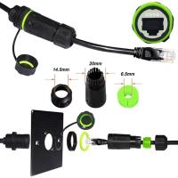China Starlink Gen3 Mini Ethernet Adapter 25CM Waterproof RJ45 Coupler Extension Cable for sale