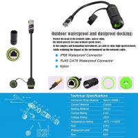 China Starlink Gen3 Mini Ethernet Adapter 25CM Waterproof RJ45 Coupler Extension Cable for sale