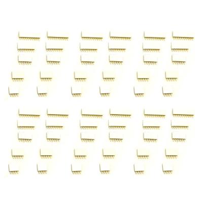 China 62pcs Colored 2.54mm Single Row Straight Pin Header Female Socket PCB Board Connectors for sale