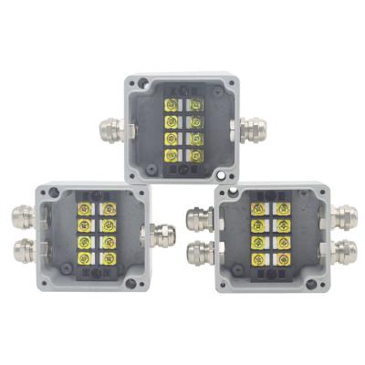 China 600V 35A Teminal bloquea con la caja de conexiones de aluminio fundida a troquel sellada 86*76*57m m del proyecto del caso del recinto en venta