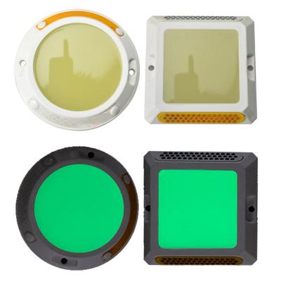 China La cubierta fluorescente Uno mismo-luminescente plástica enciende la lámpara al aire libre de la tierra del jardín de la luz de la calzada del camino en venta