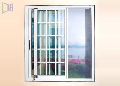Cina Progettazione scorrevole della griglia di Windows dell'alluminio della prova della polvere con lo schermo dell'insetto dell'acciaio inossidabile in vendita