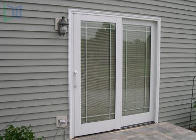 China Heavy Duty Aluminium Sliding Doors Automatic Louver Between Double Glazing for sale