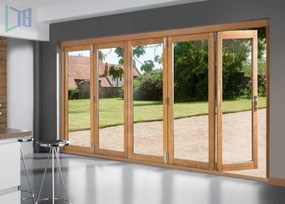 China Wood Grain 3D Coating Aluminium Sliding Doors Easy Clean For House Interior for sale