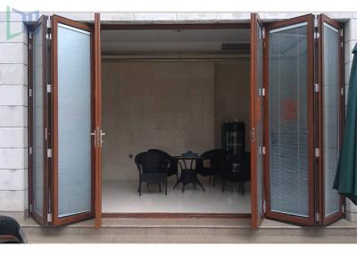 China Thermal Break Profiles Aluminium Folding Doors For Residential Interior / Exterior for sale