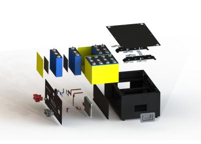 China De Batterijdiy Uitrustingen van MERA 12.8V 270Ah 3.5KWh LiFePO4 Te koop