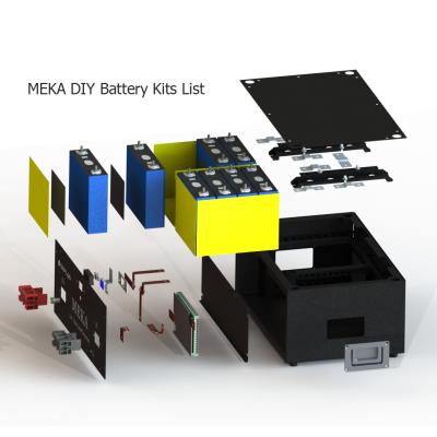China De Batterijdiy Uitrustingen van MEKA 25.6V 135Ah 3456Wh LiFePO4 Te koop